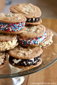 Recipe: Cookie Ice Cream Sandwiches | Cooking On the Side